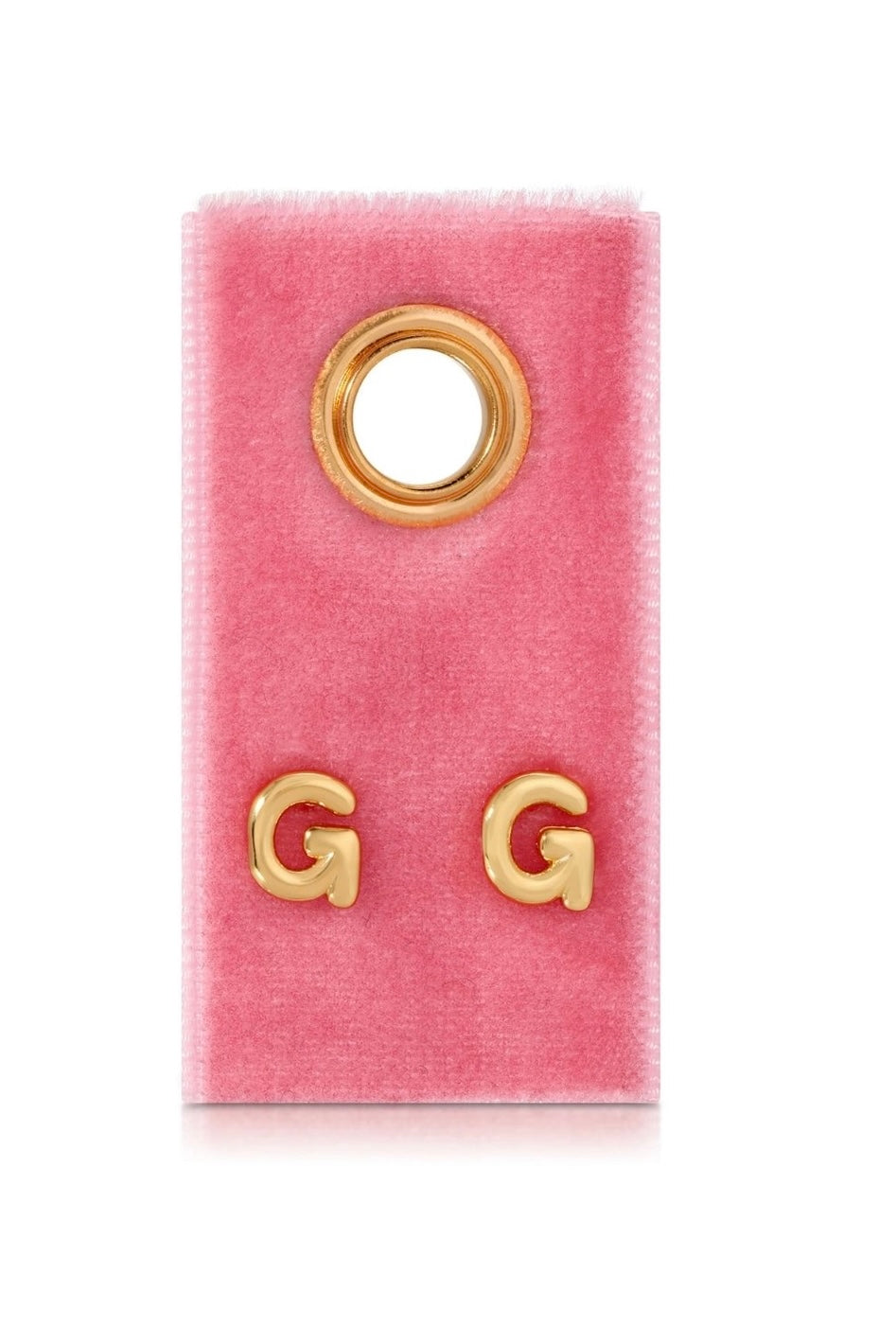Initial Stud Earrings on Velvet | Totally Rad Boutique – Totally Rad.